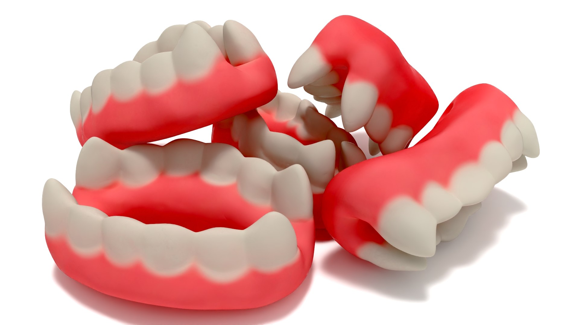 Double Teeth Gummy Candies Batch 3D Model - TurboSquid 2234673