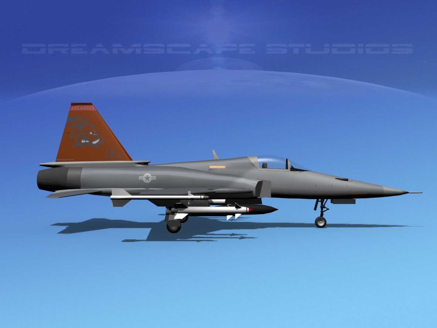 Northrop Tigershark F-20 Fighter 3d Model