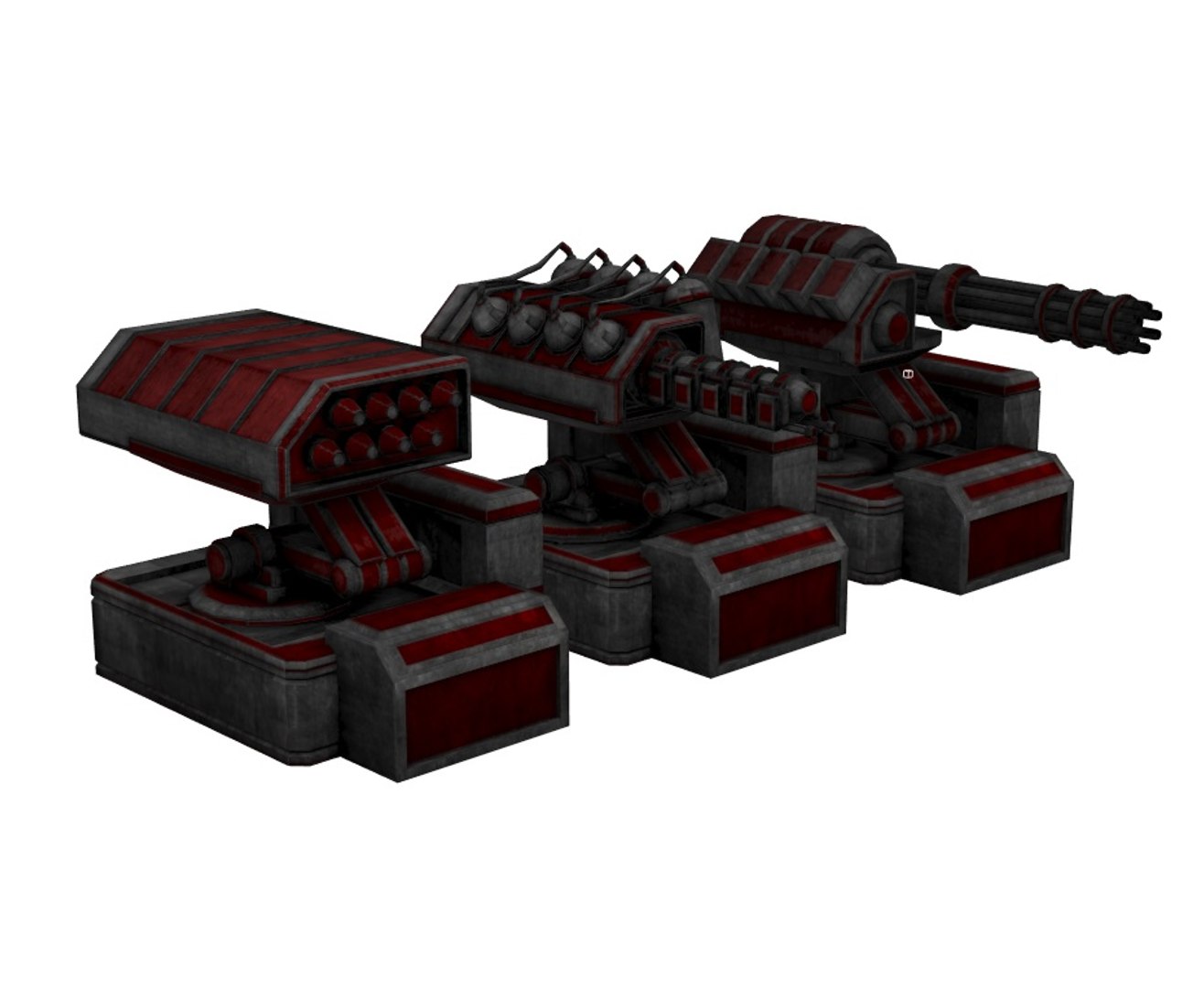 Maya Turrets Towers Enemies