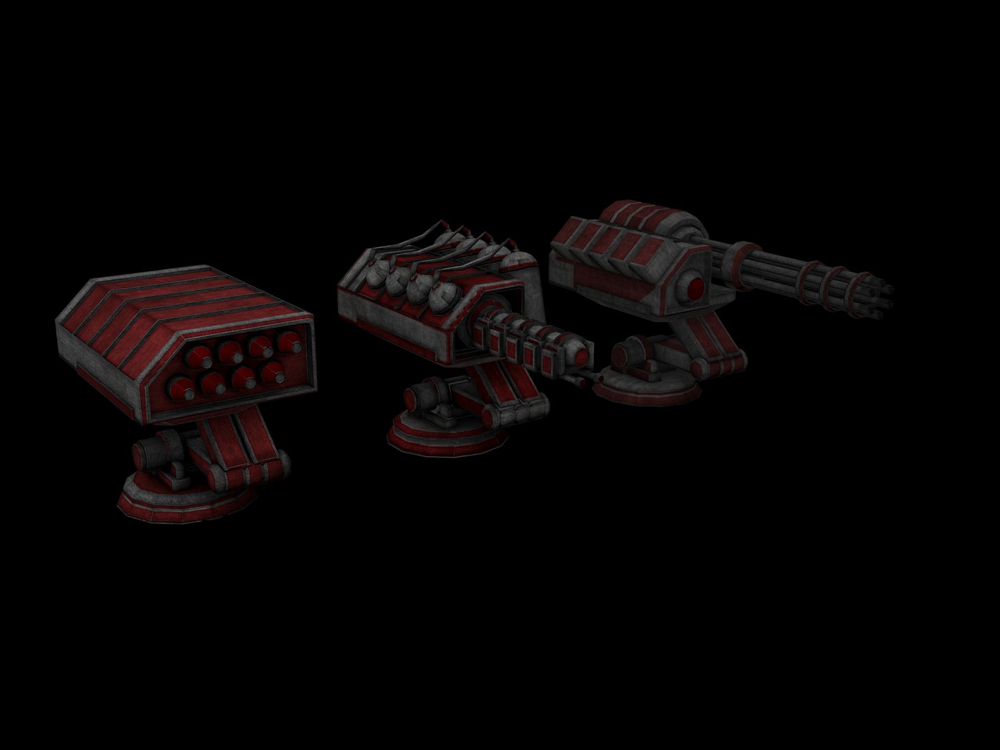 Maya Turrets Towers Enemies