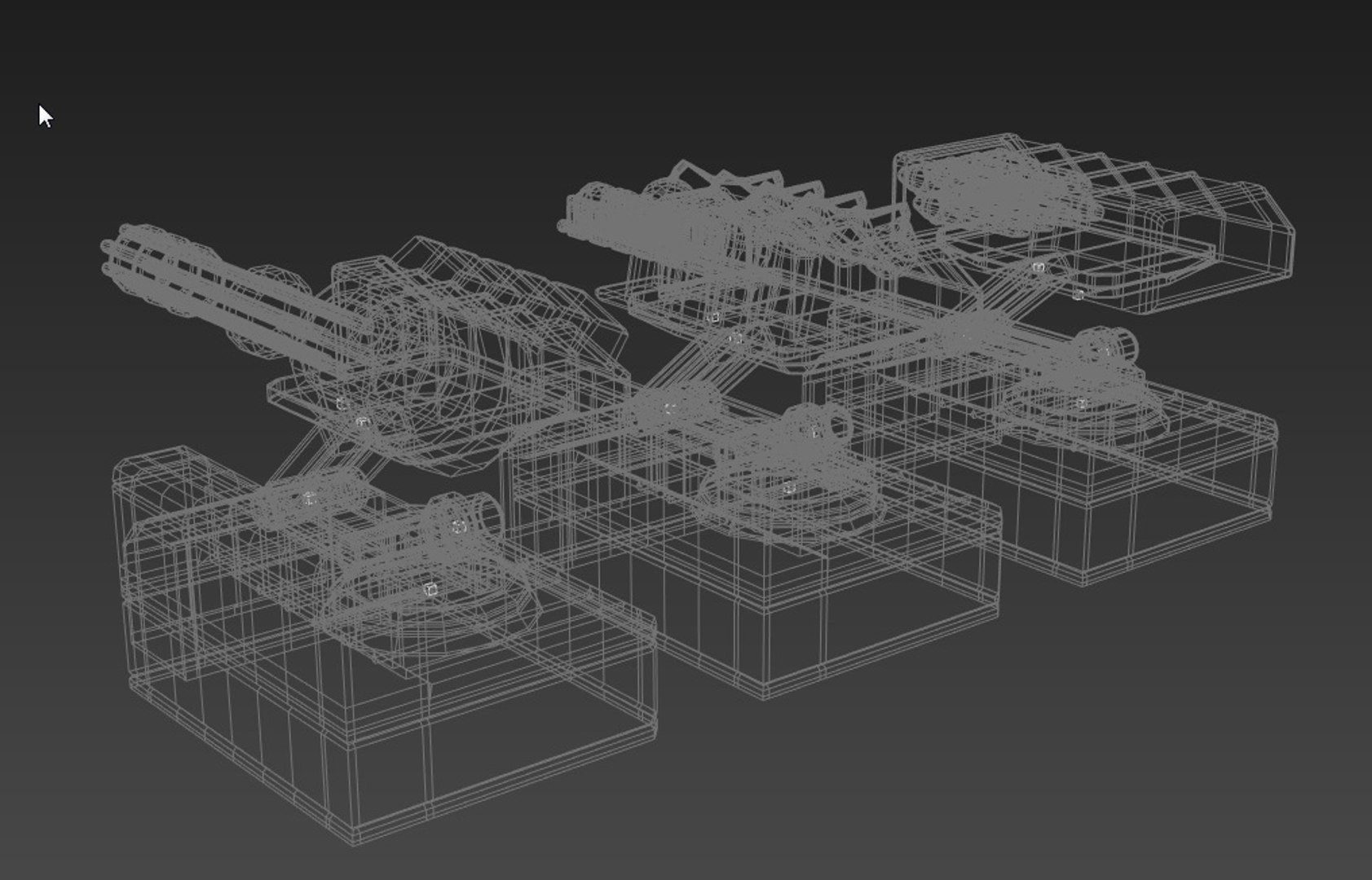 Maya Turrets Towers Enemies