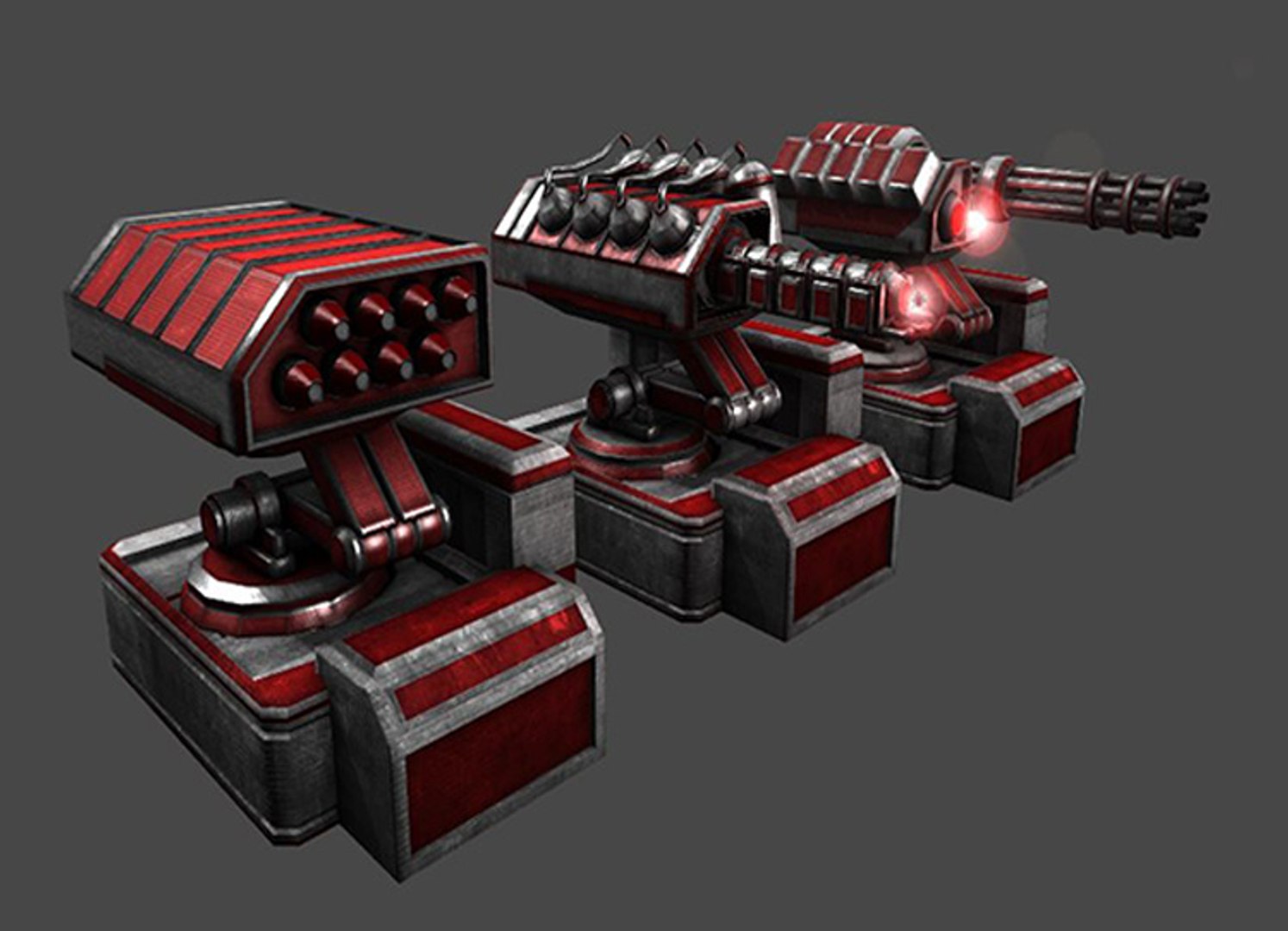 Maya Turrets Towers Enemies