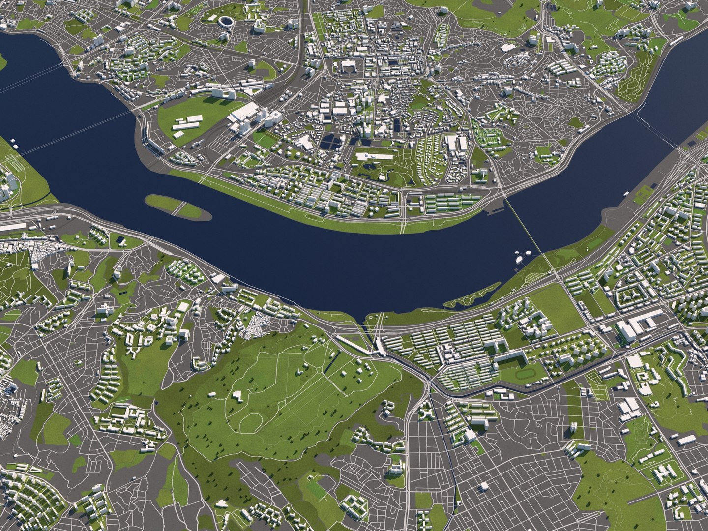 3D Buildings Houses Maps - TurboSquid 1549367