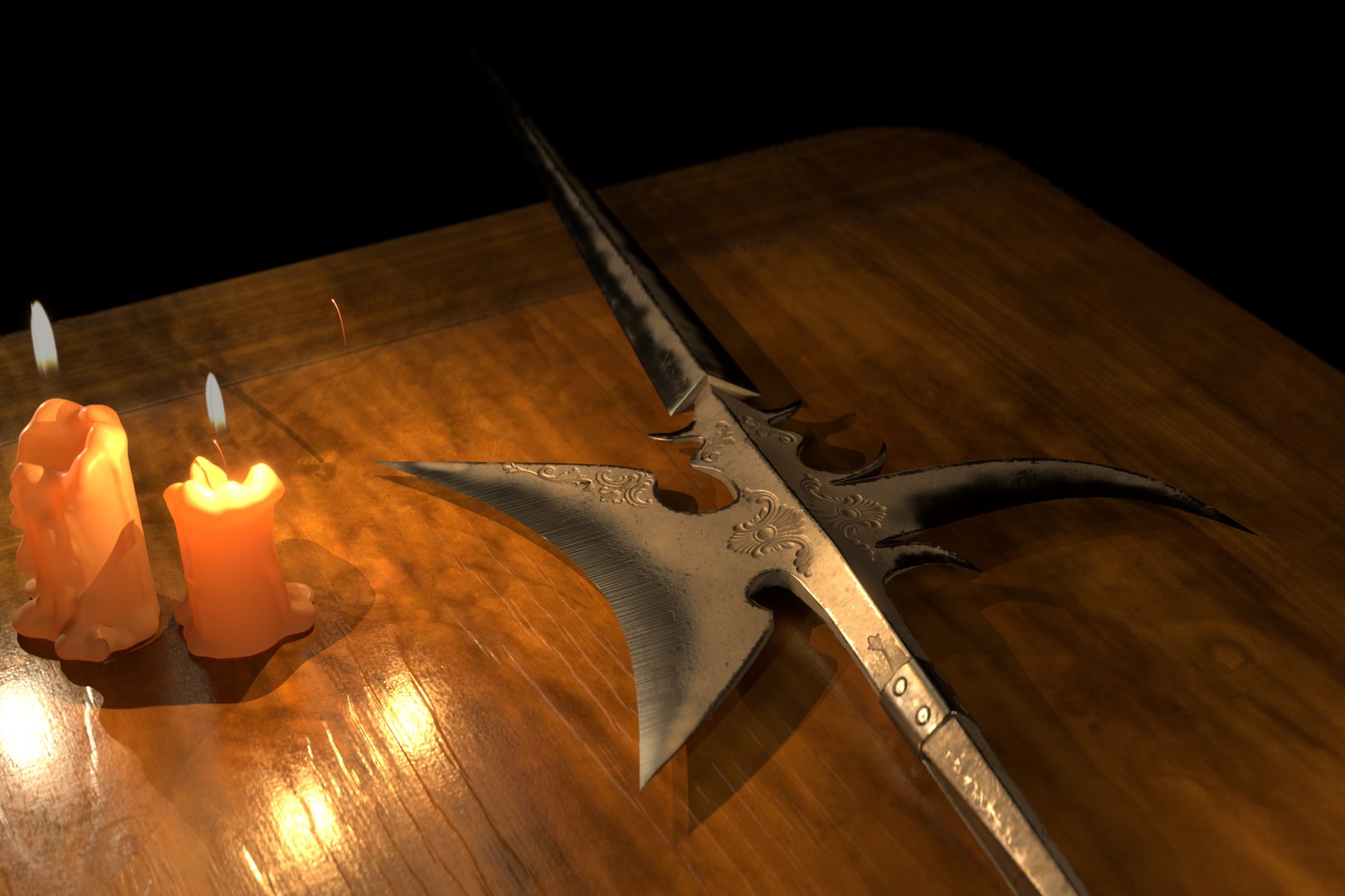 Halberd-Pike-Spear-Pikeaxe 3D Model - TurboSquid 2338887