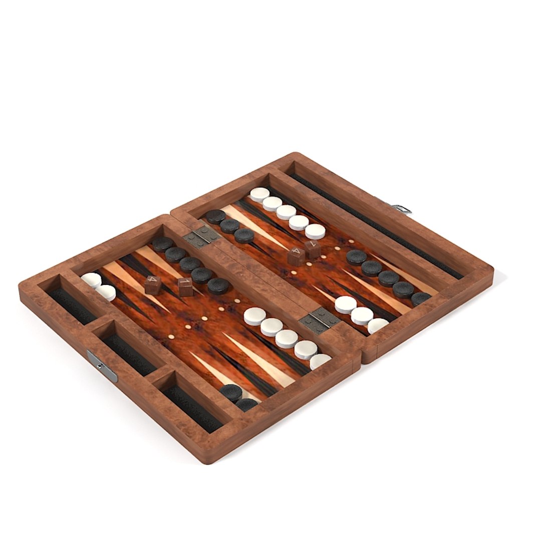 Backgammon Table 3d Fbx