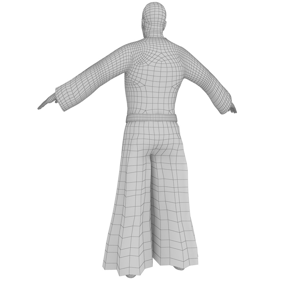 3D Model Aikido Martial Artist - TurboSquid 1301037