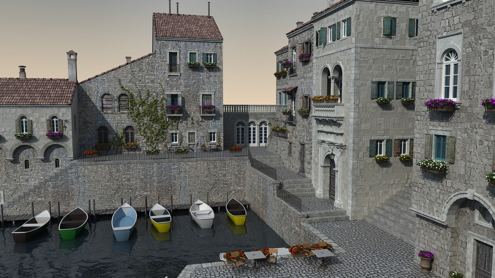 3D Model Old Town 25 - TurboSquid 2169816