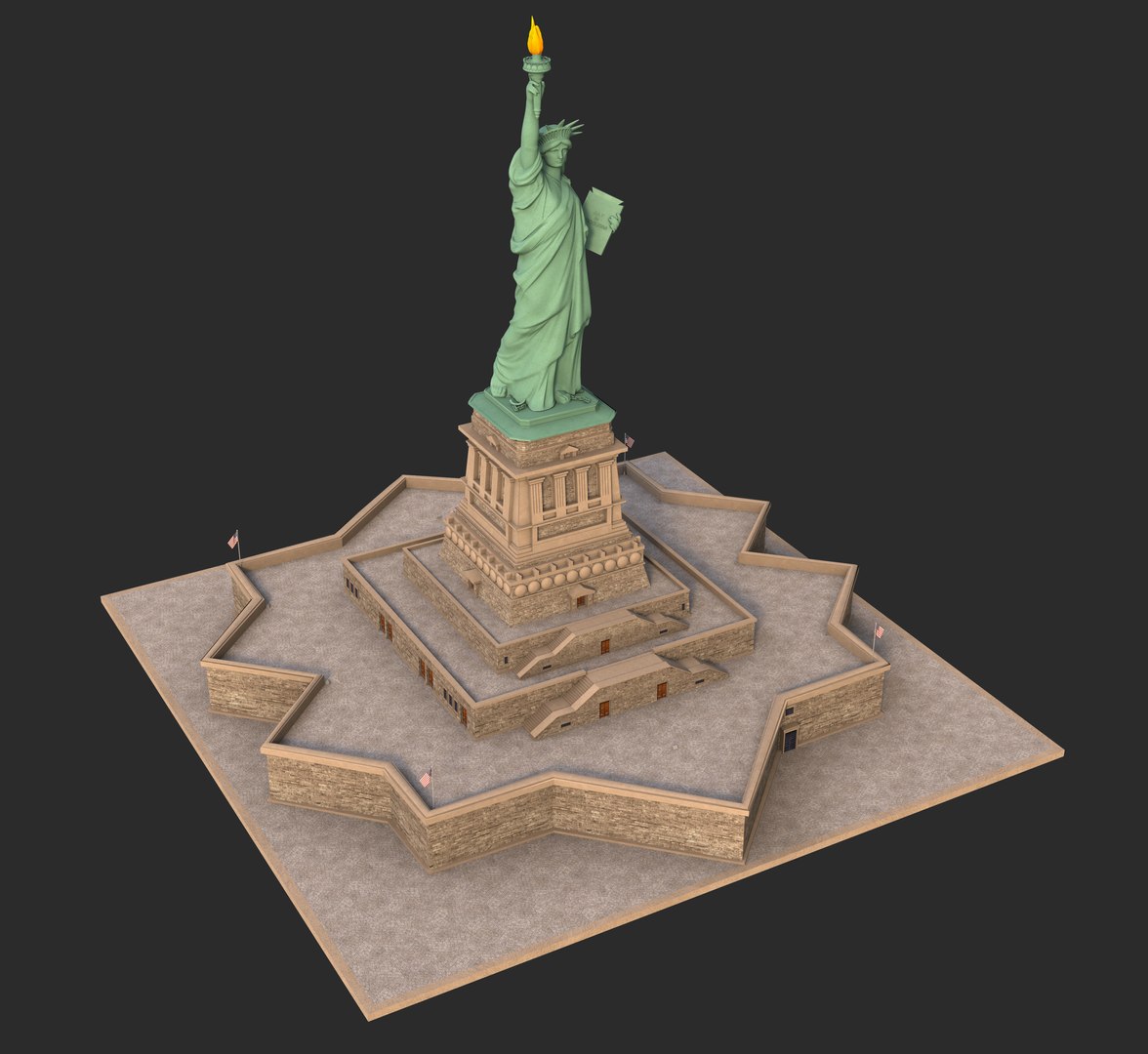 3D Statue Of Liberty - TurboSquid 2412082