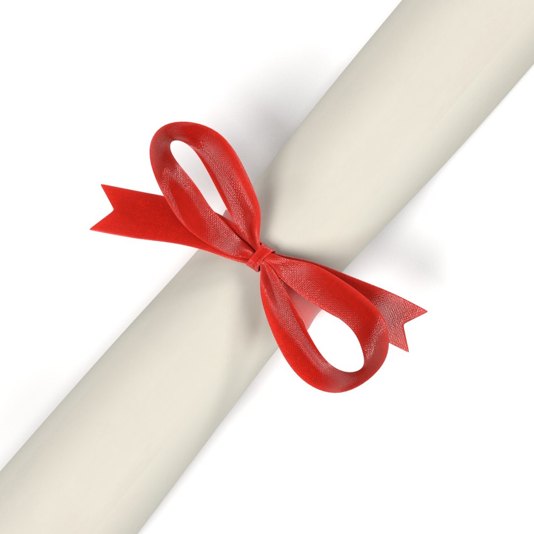 3d Model Graduation Diploma