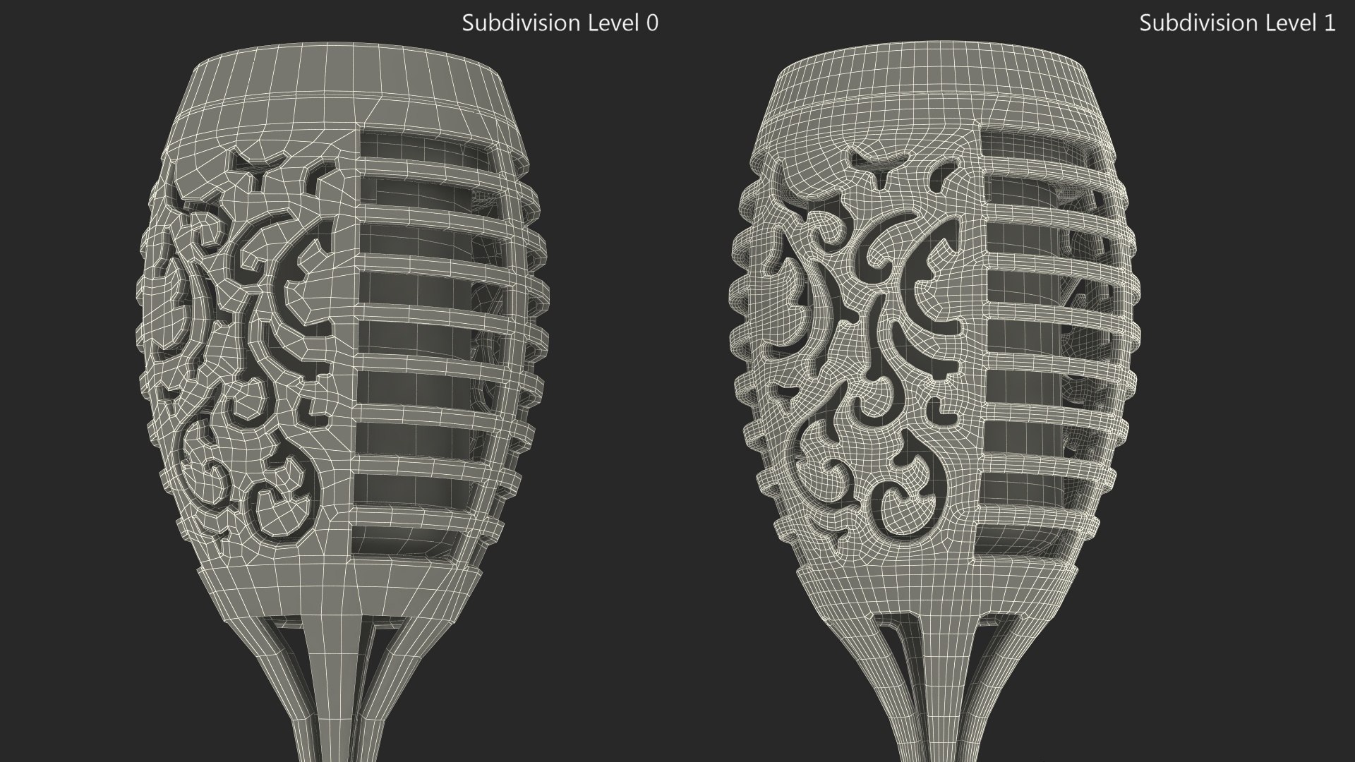 Solar Outdoor Garden Torch Light 3D model - TurboSquid 2068904