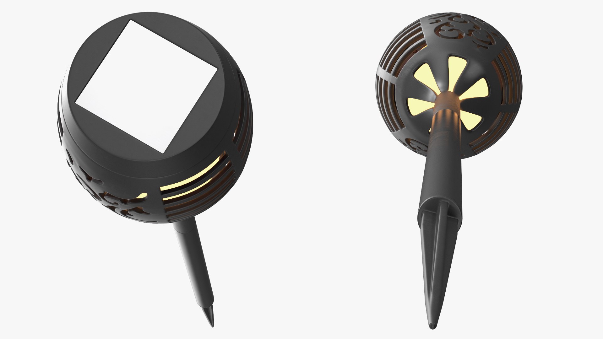 Solar Outdoor Garden Torch Light 3D model - TurboSquid 2068904