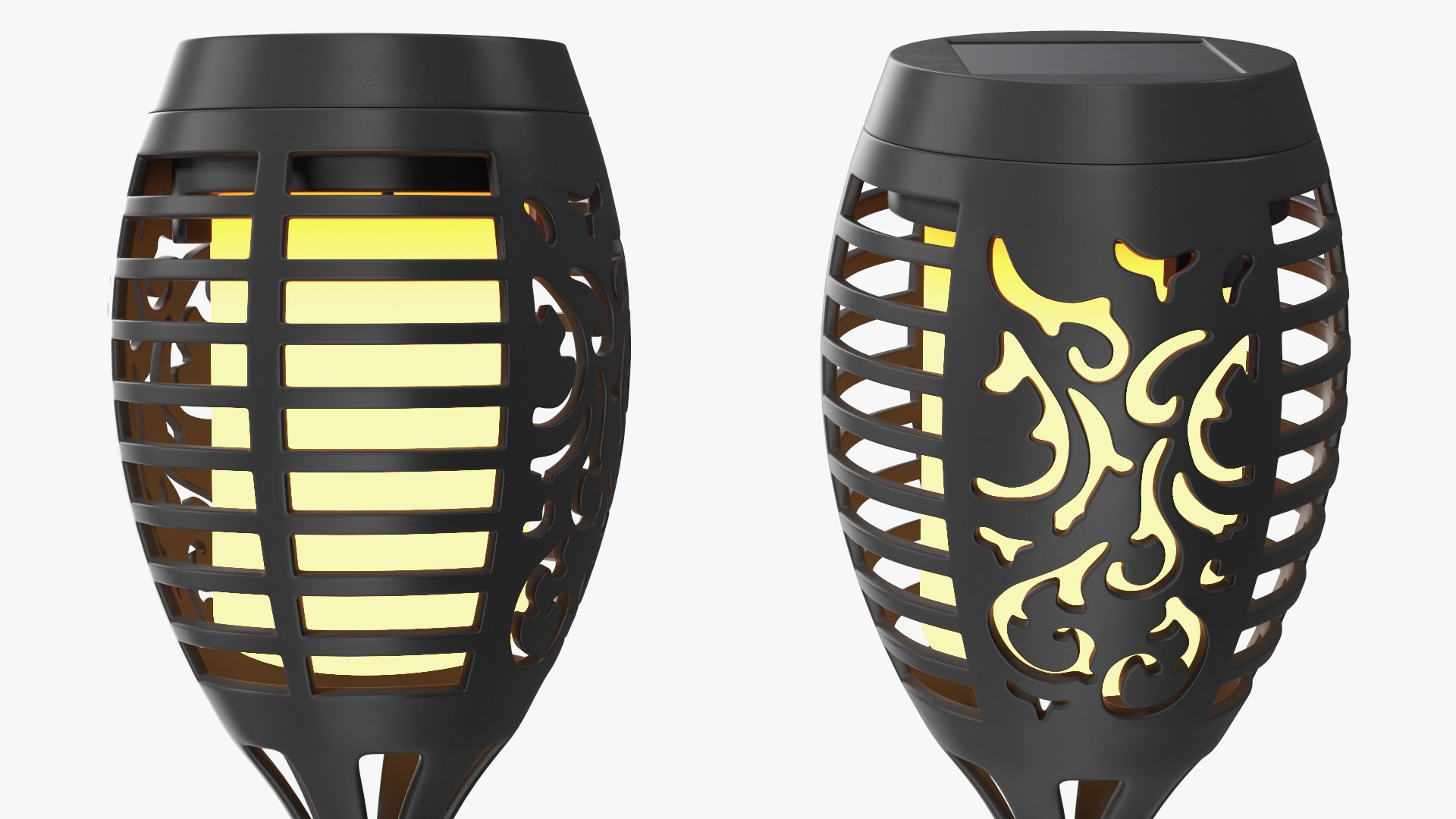 Solar Outdoor Garden Torch Light 3D model - TurboSquid 2068904