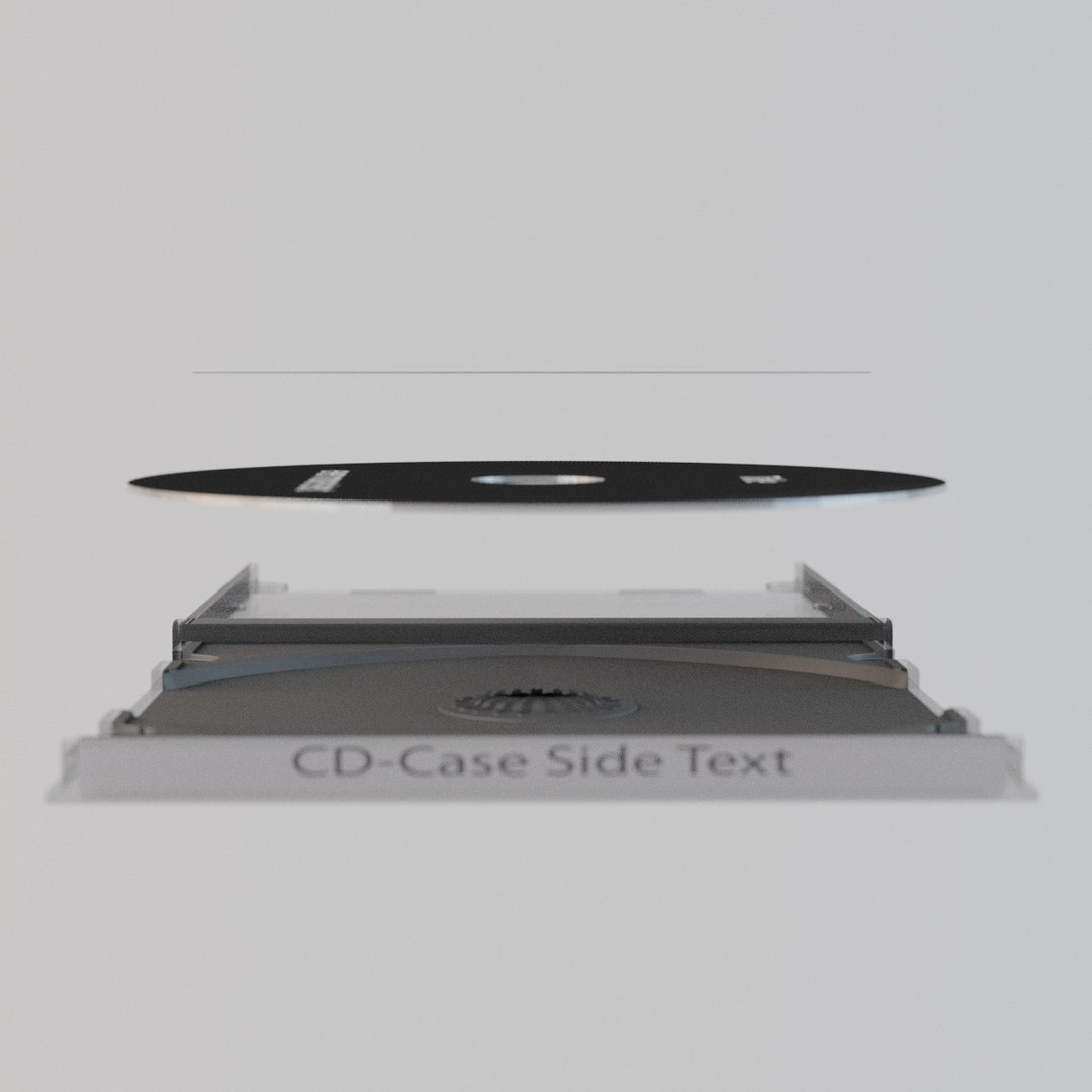 Cd case 3D model - TurboSquid 1152511