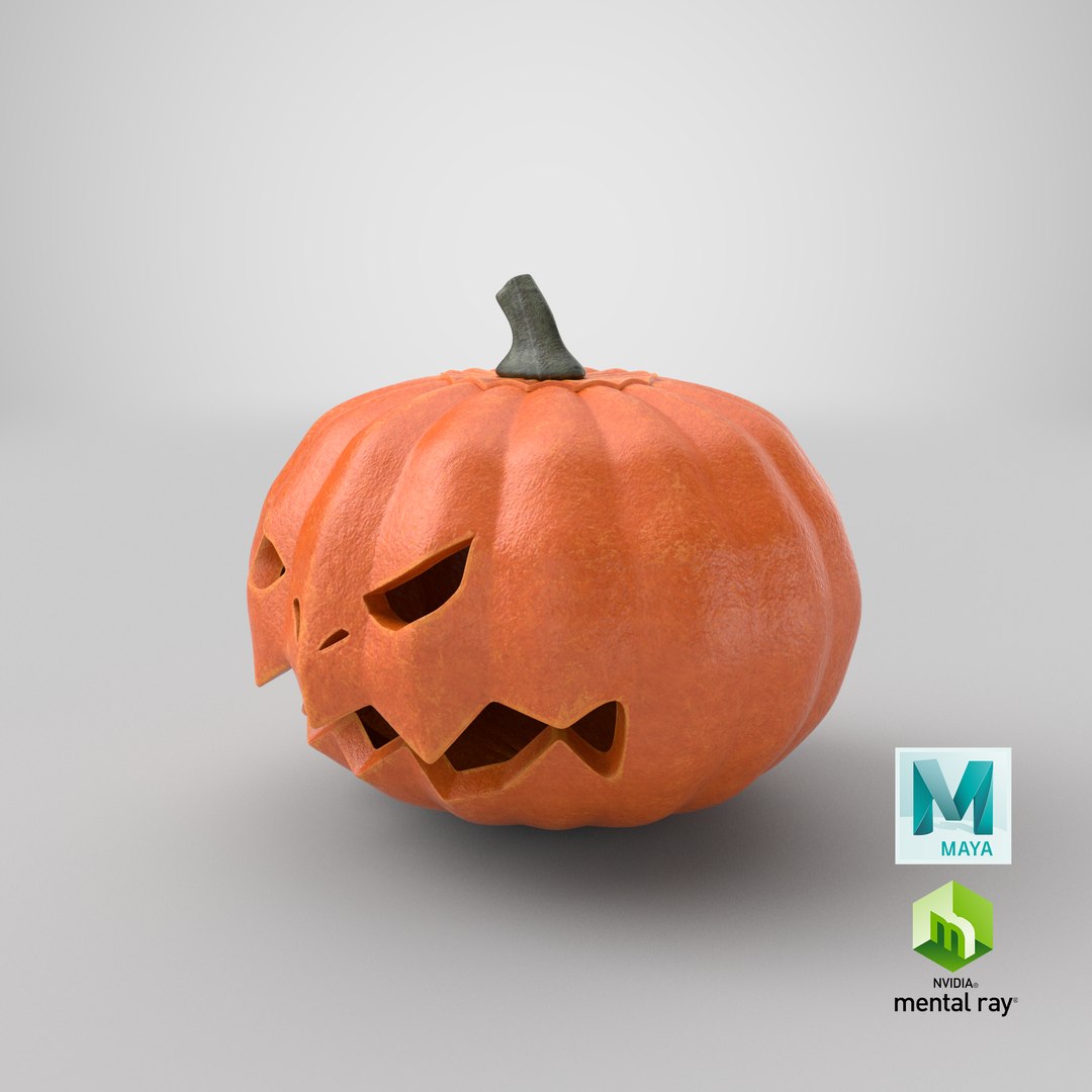 Real Halloween Pumpkin 3D Model - TurboSquid 1447714
