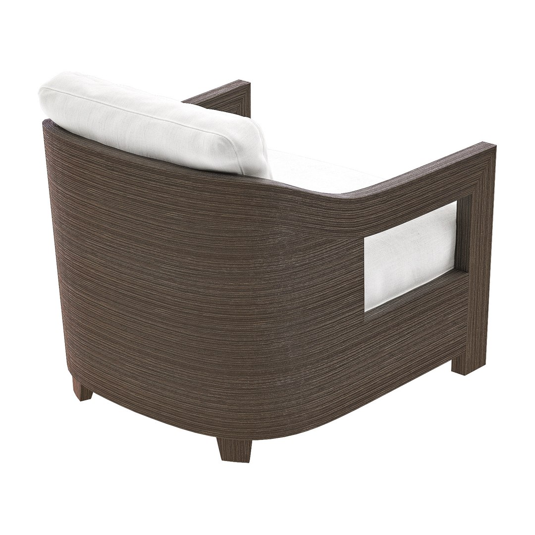 3D model tracy lounge chair armchair - TurboSquid 1611516
