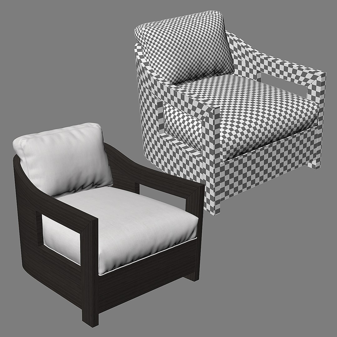 3D model tracy lounge chair armchair - TurboSquid 1611516