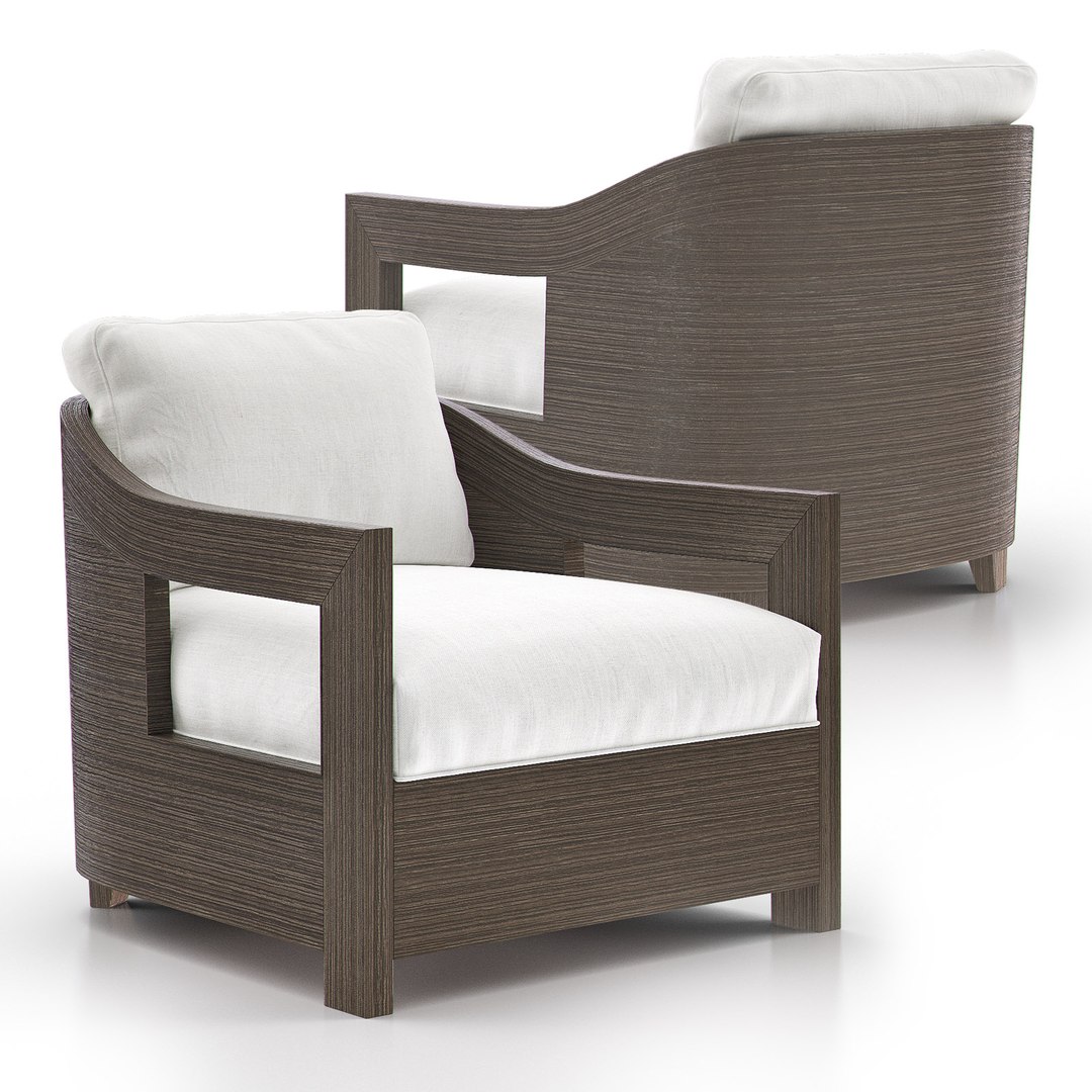 3D model tracy lounge chair armchair - TurboSquid 1611516