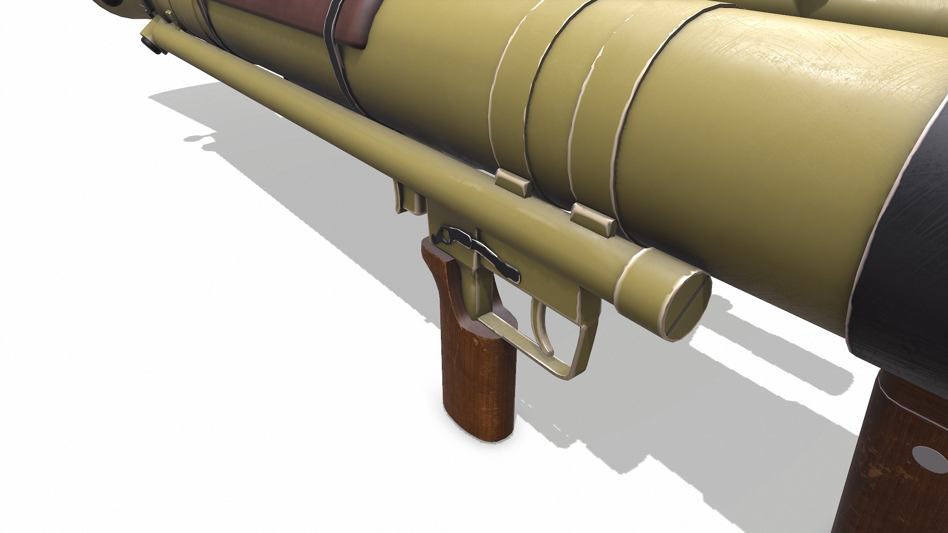 Carl Gustaf M2 Recoilless Rifle Low-poly PBR 3D - TurboSquid 2181646