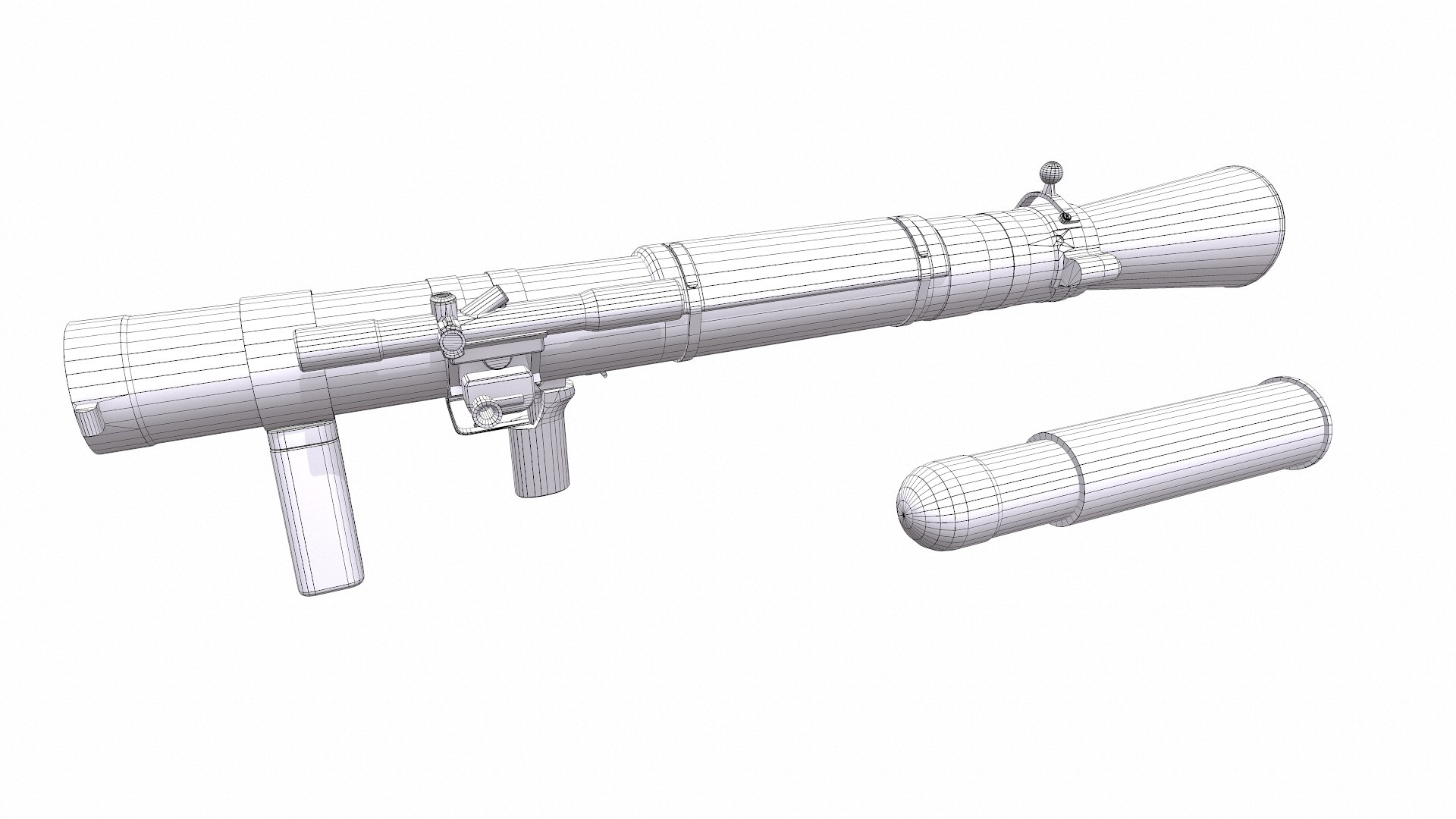 Carl Gustaf M2 Recoilless Rifle Low-poly PBR 3D - TurboSquid 2181646