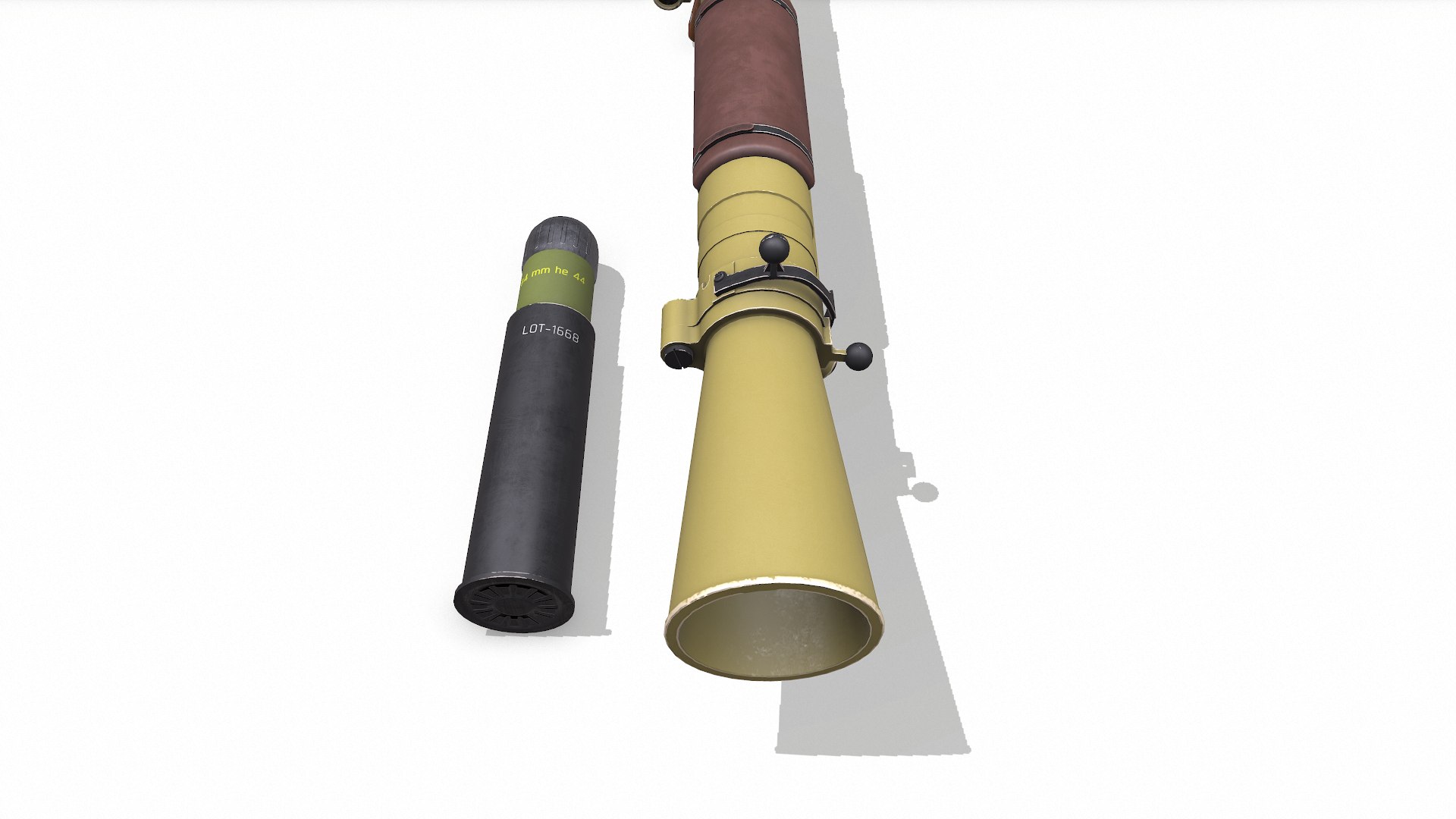 Carl Gustaf M2 Recoilless Rifle Low-poly PBR 3D - TurboSquid 2181646