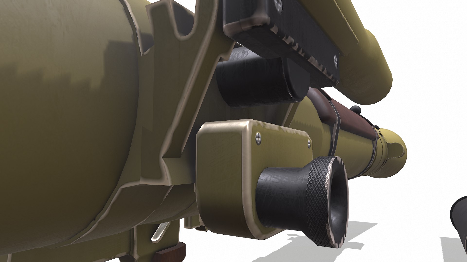 Carl Gustaf M2 Recoilless Rifle Low-poly PBR 3D - TurboSquid 2181646