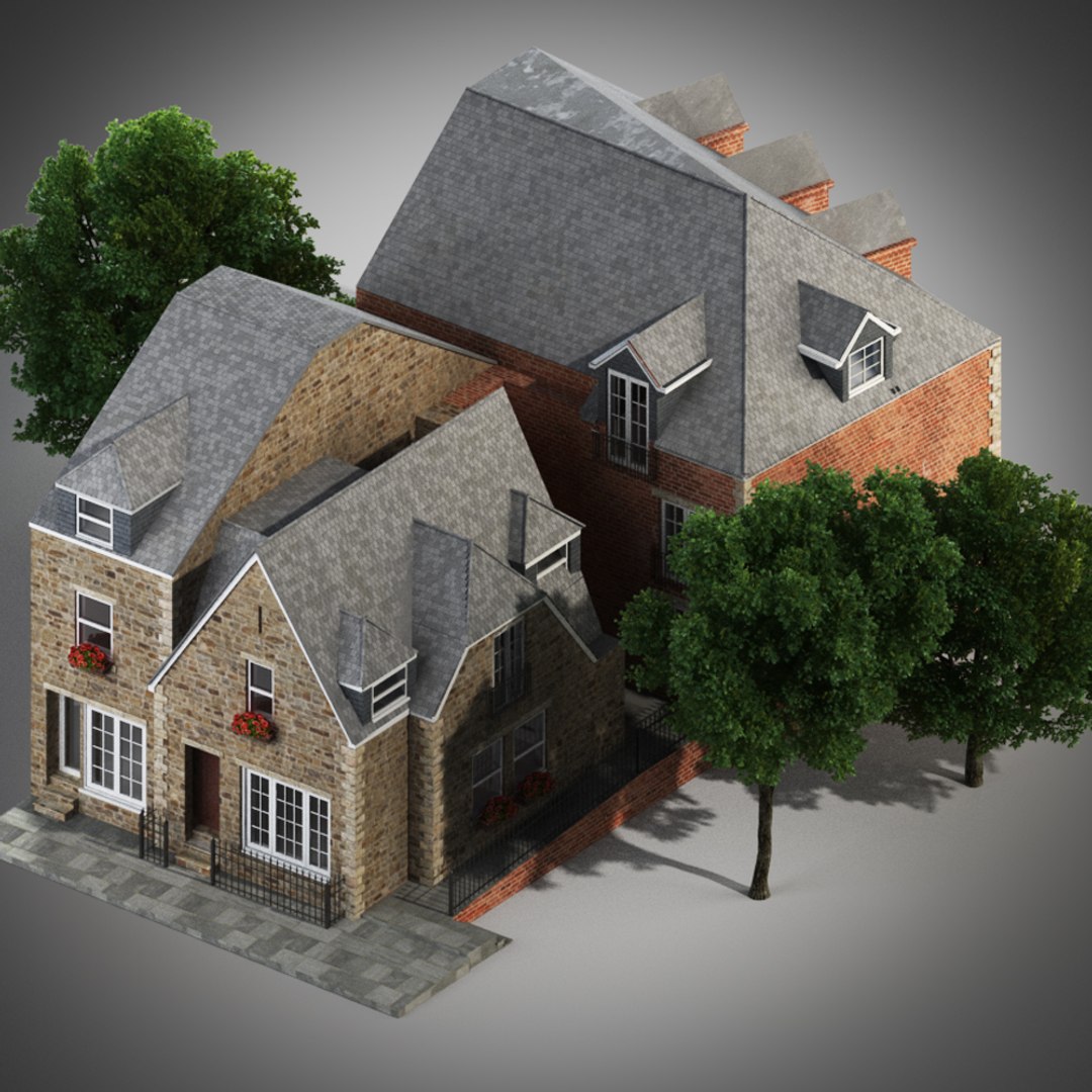 British House 3d Model