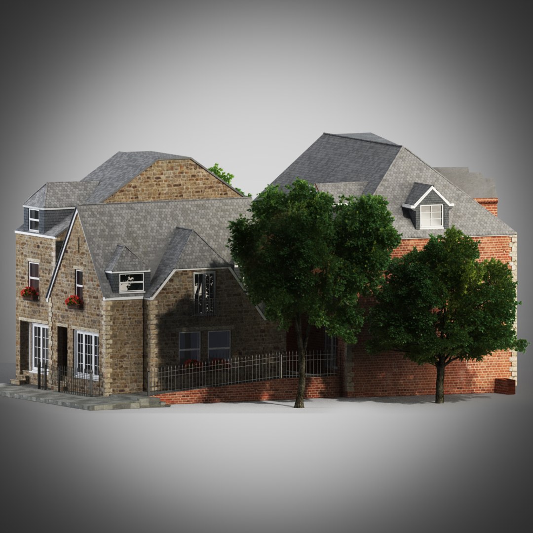 British House 3d Model