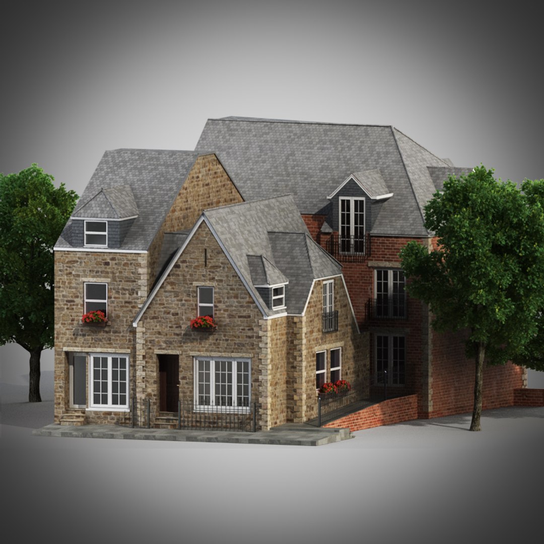 British House 3d Model