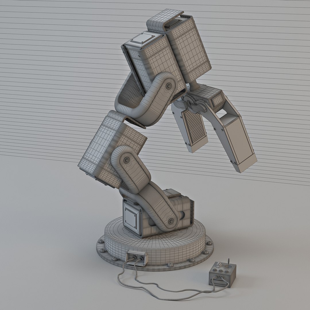 Robotic Arm 3d 3ds