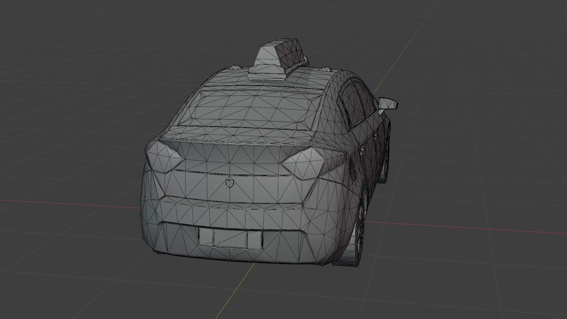 3D Model Hybrid Taxi - TurboSquid 2289289