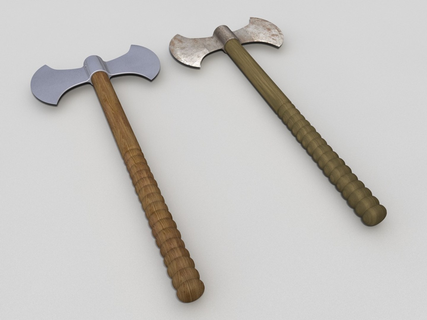 3d axe double headed