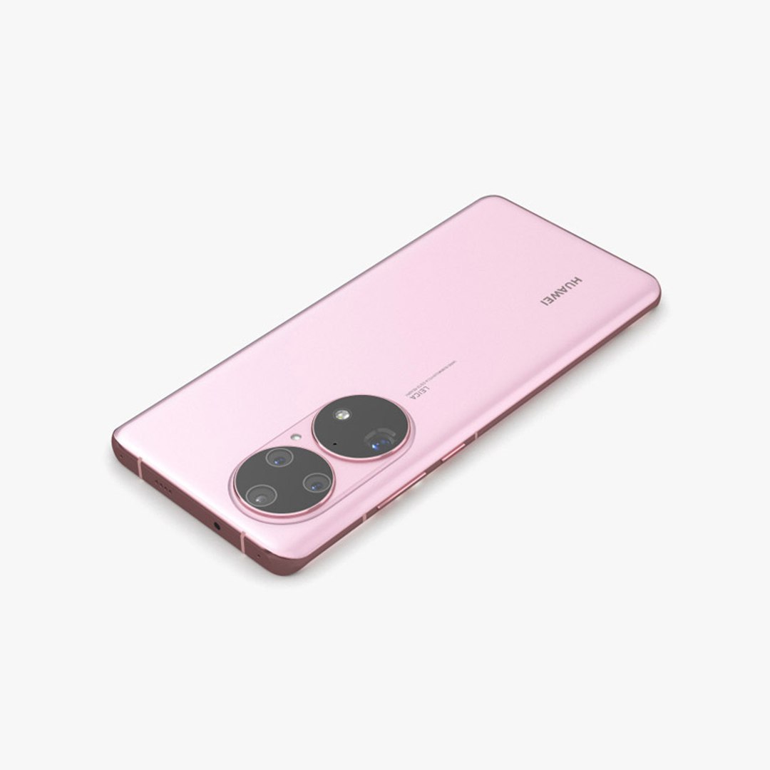 Huawei P50 Pro Pink 3D model - TurboSquid 1843516