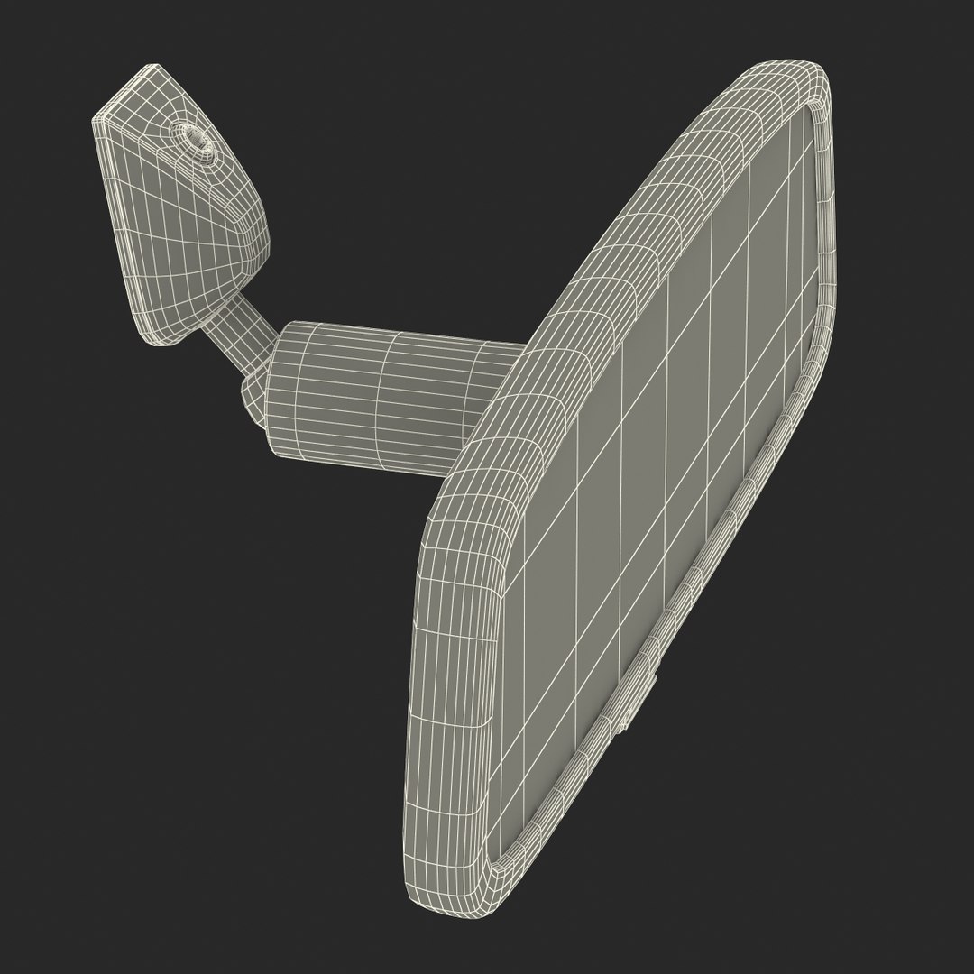 3d car rearview mirror