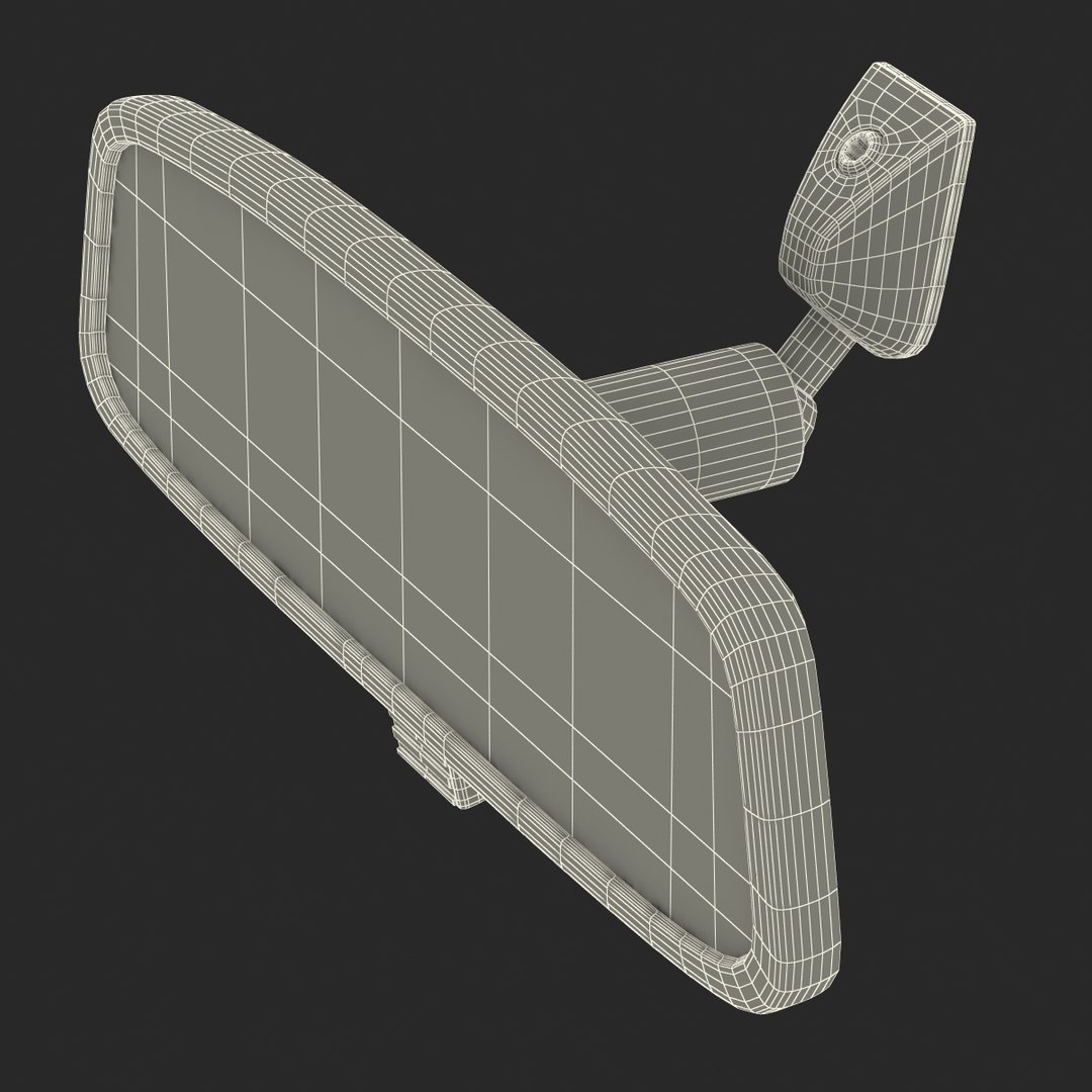 3d car rearview mirror