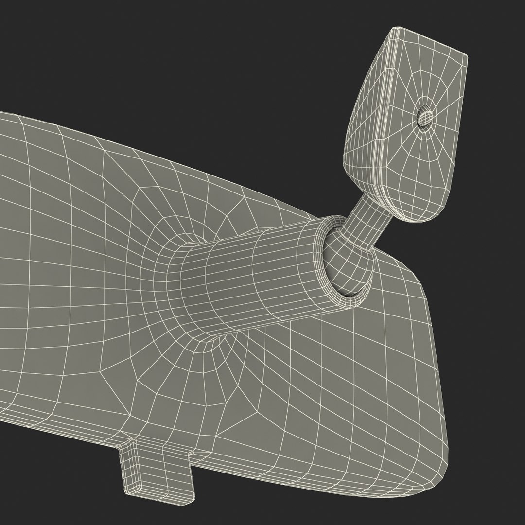 3d car rearview mirror