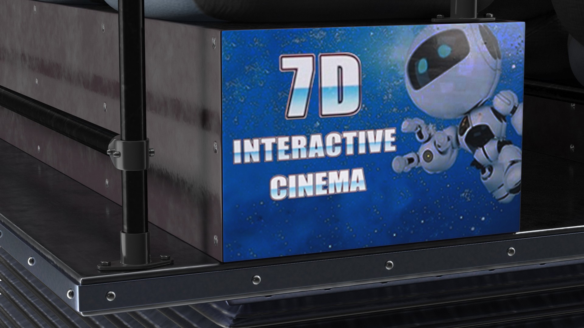 Virtual Reality Game Machine 7D Cinema 3D model - TurboSquid 1763460