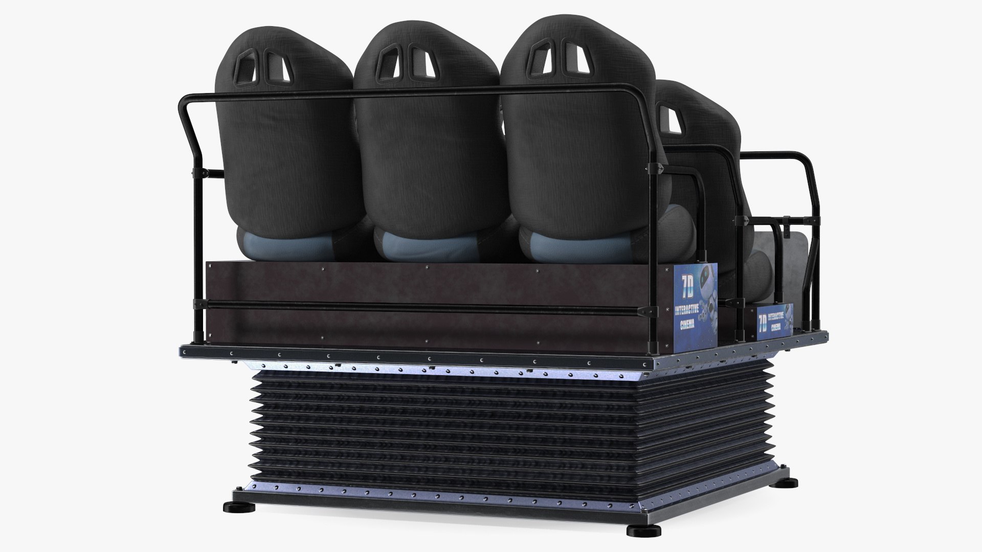 Virtual Reality Game Machine 7D Cinema 3D model - TurboSquid 1763460