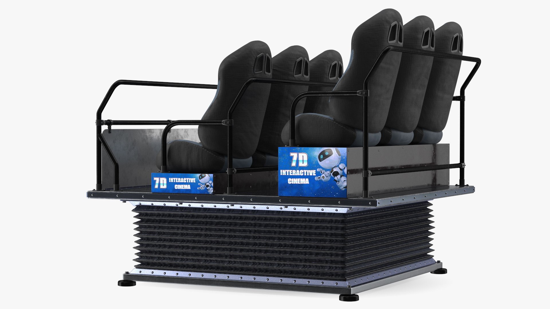 Virtual Reality Game Machine 7D Cinema 3D model - TurboSquid 1763460