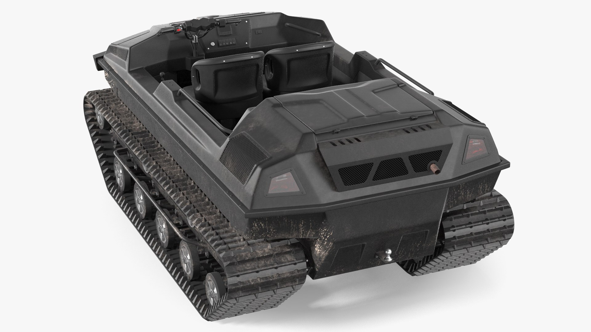 3D Dirty All Terrain Vehicle No Roof Rigged - TurboSquid 2003079