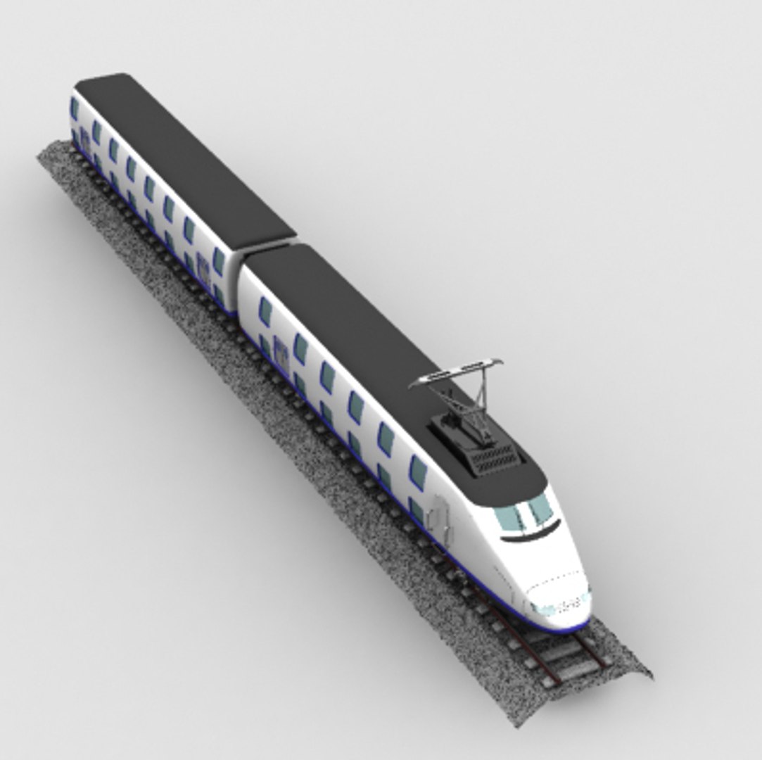 Tgv Train 3d Model