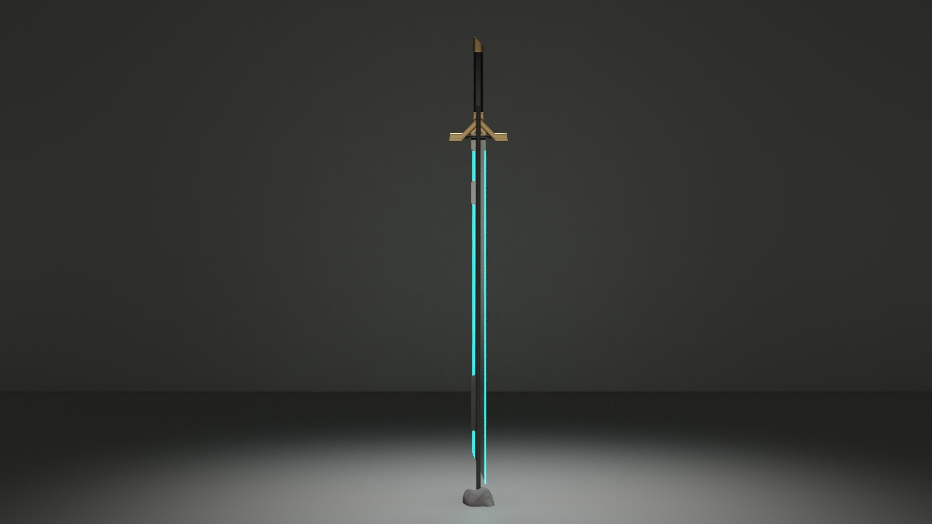 3D Modern Neon Sword - TurboSquid 1961159