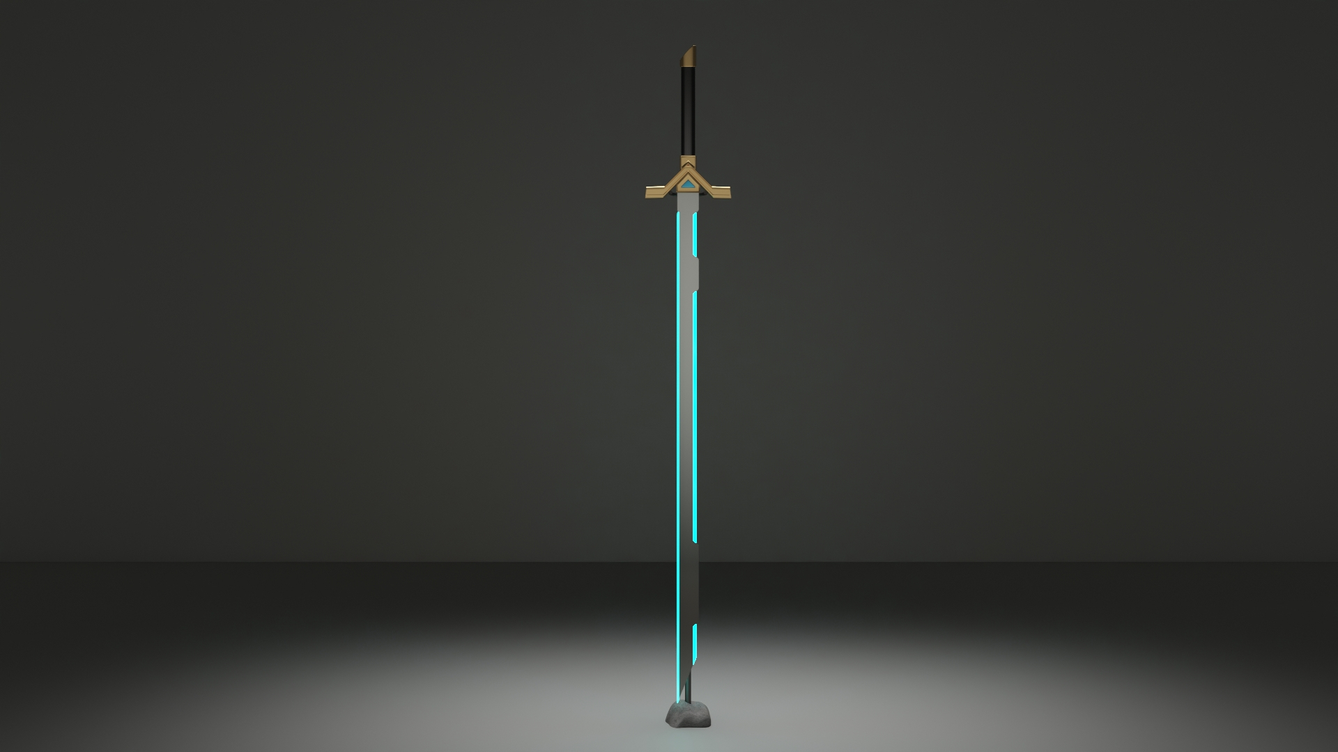 3D Modern Neon Sword - TurboSquid 1961159