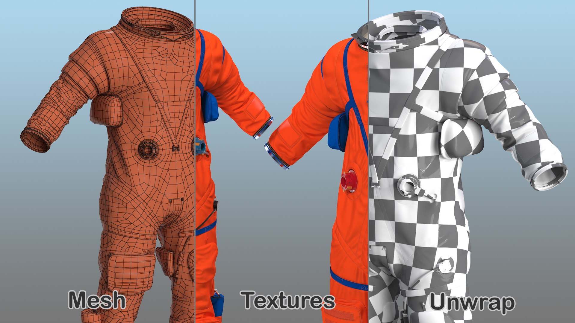Nasa ocss suit 3D model - TurboSquid 1565320