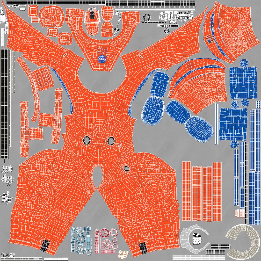 Nasa ocss suit 3D model - TurboSquid 1565320