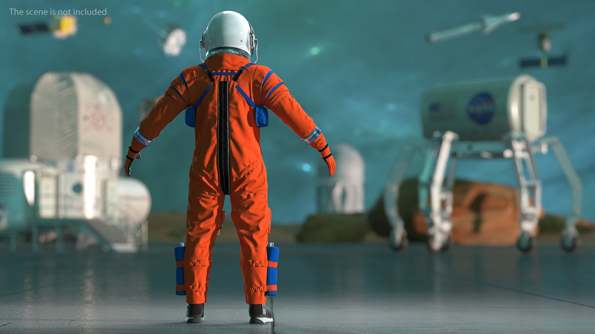 Nasa ocss suit 3D model - TurboSquid 1565320