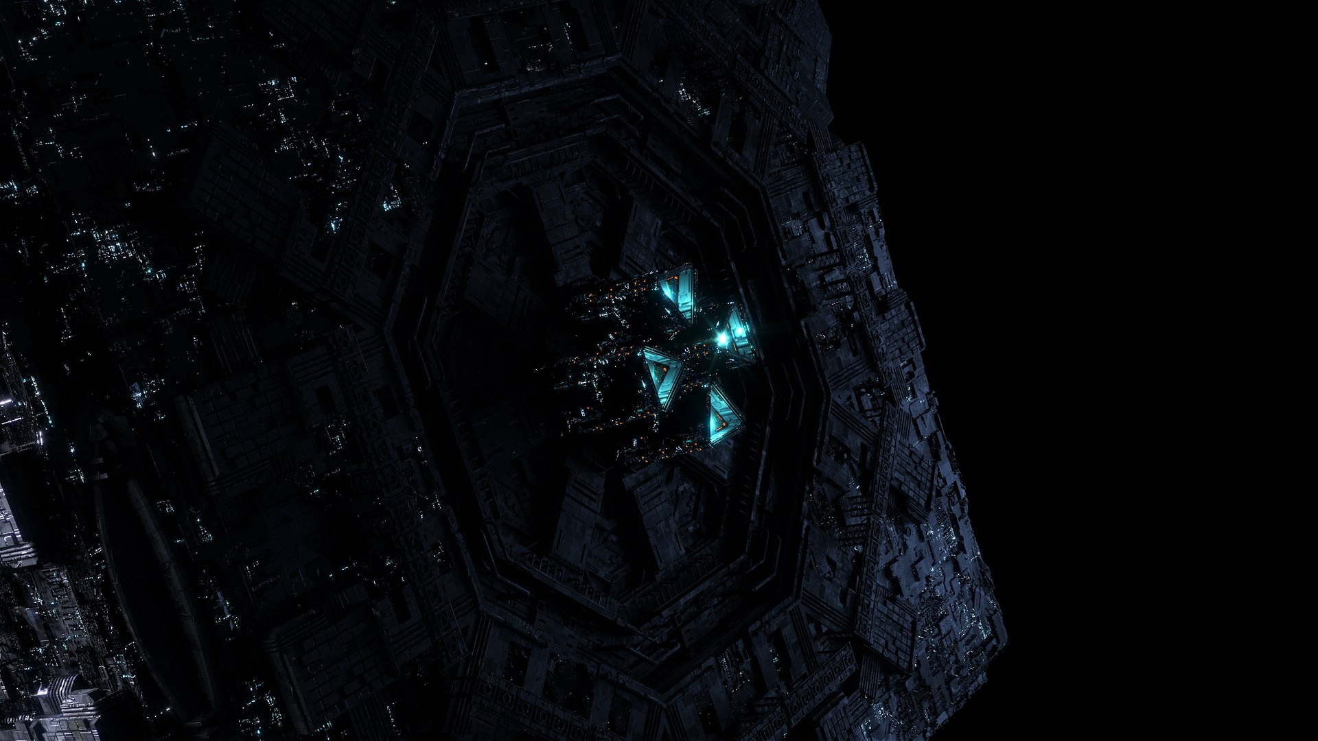 3D Sci-Fi Cube Mothership model - TurboSquid 2000280