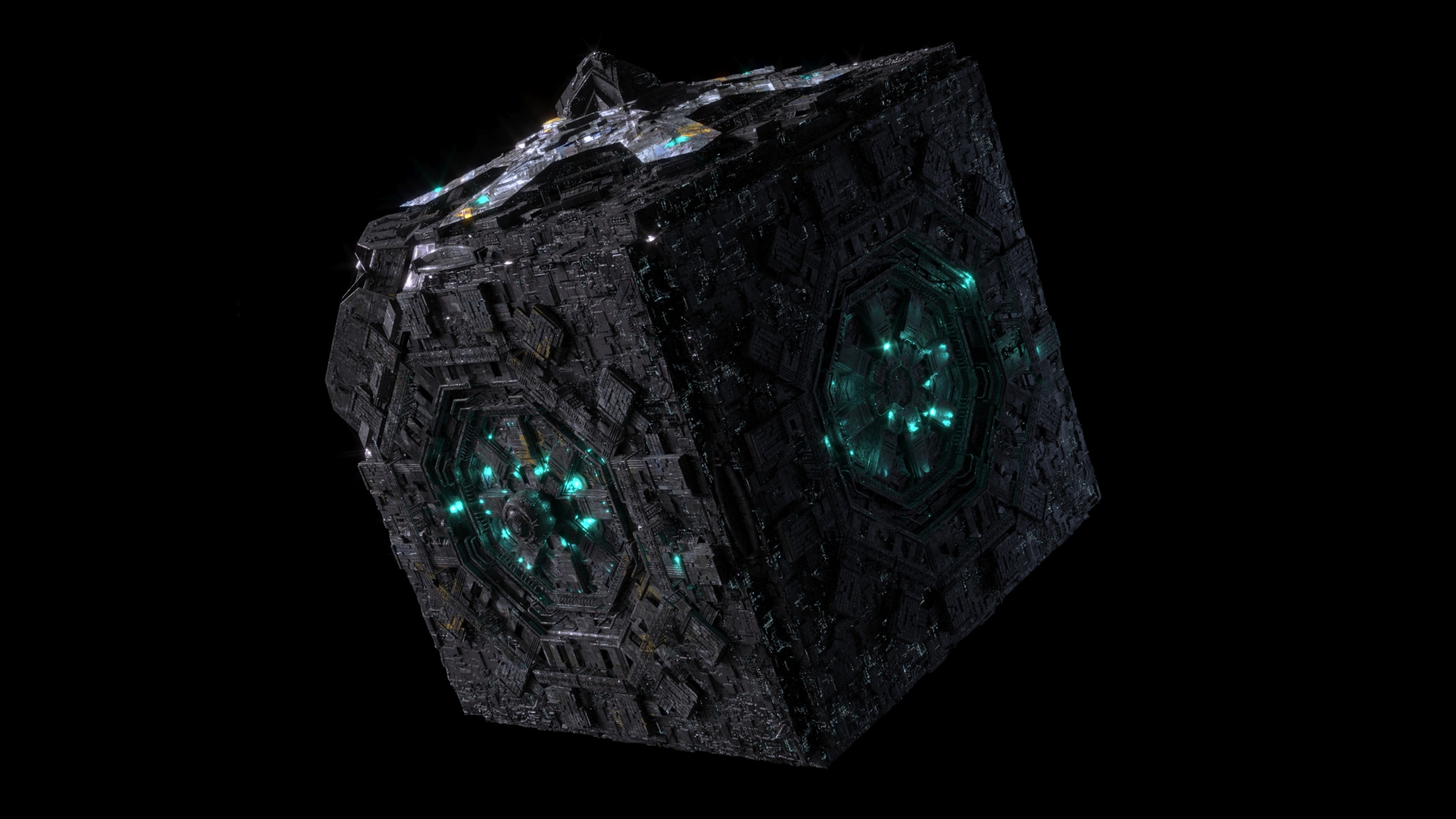 3D Sci-Fi Cube Mothership model - TurboSquid 2000280