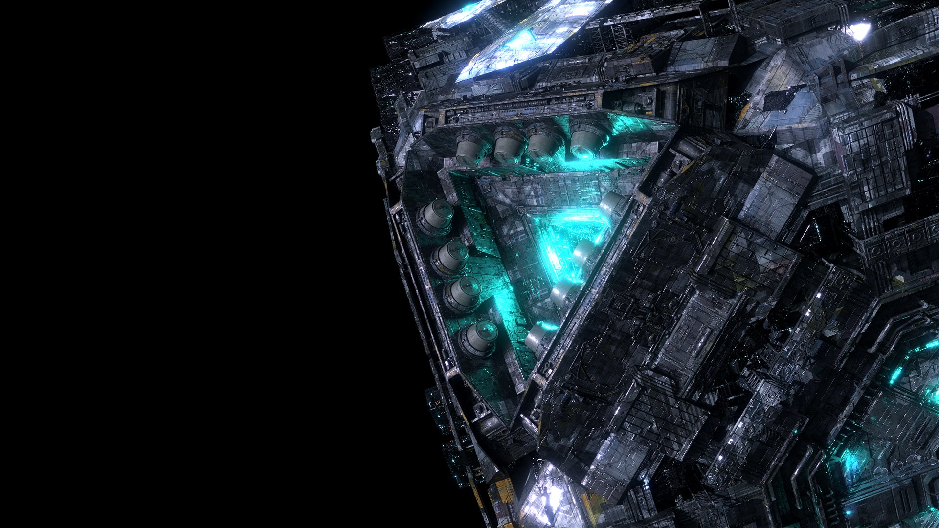 3D Sci-Fi Cube Mothership model - TurboSquid 2000280