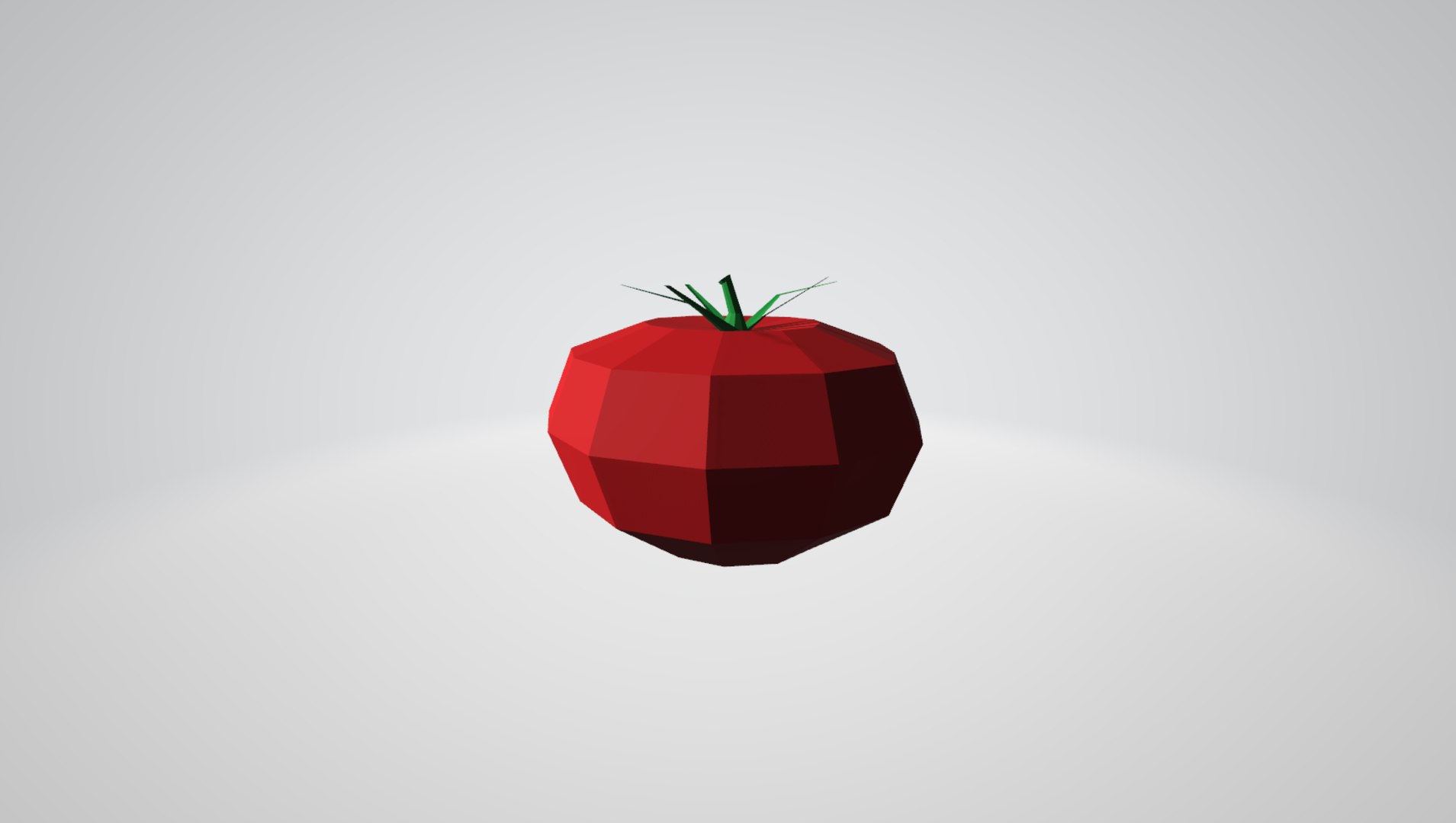 Low Poly Tomato 3D Model - TurboSquid 1964071