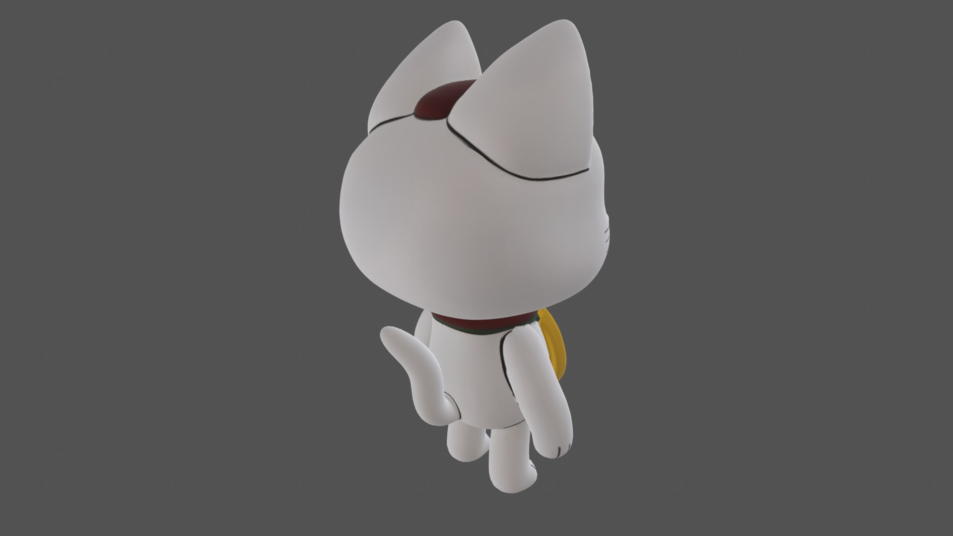 3D Model Turbo Granny Dandadan Cat - TurboSquid 2309765